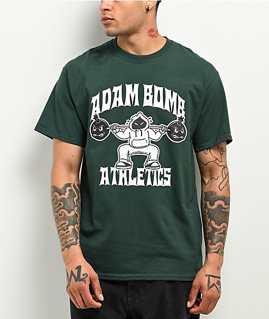 Adam Bomb Athletics Green T-Shirt | Zumiez