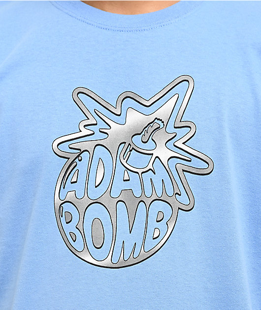 Adam Bomb Bubblechrome Light Blue T-Shirt | Zumiez