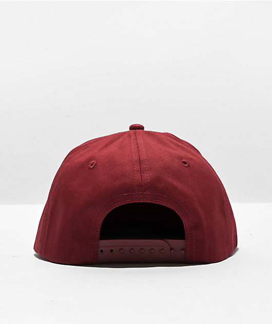 Adam Bomb Burgundy Snapback Hat | Zumiez