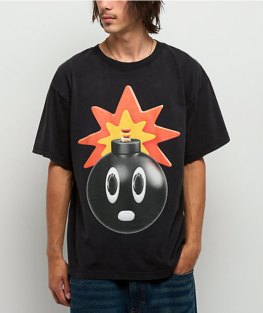 Adam Bomb Figure Black Wash T-Shirt | Zumiez