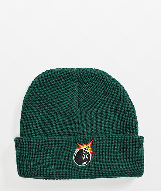 Adam Bomb Green Beanie | Zumiez