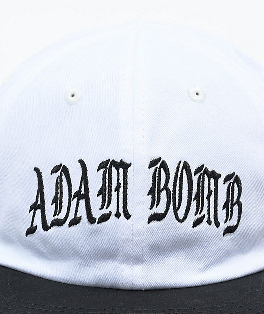 Adam Bomb Light The Fires White, Green, & Black Reversible Strapback ...