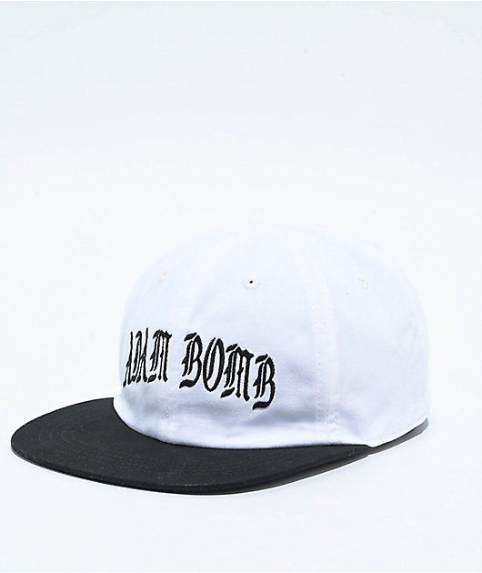 Adam Bomb Light The Fires White, Green, & Black Reversible Strapback ...