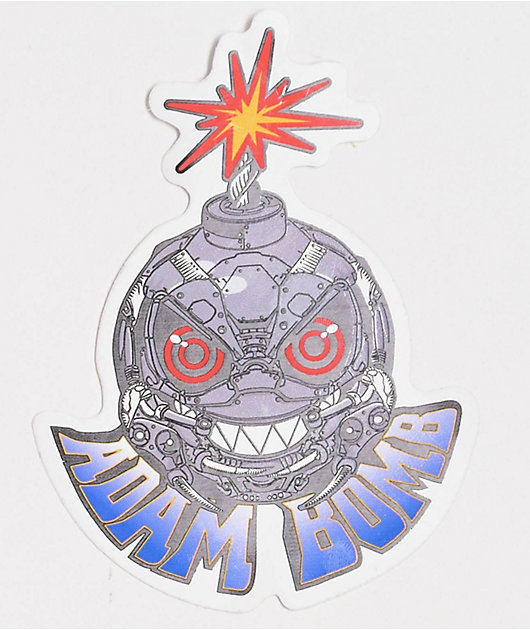 Adam Bomb Metal Bomb Sticker | Zumiez