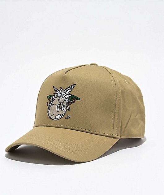 Adam Bomb Stone Bomb Khaki Snapback Hat | Zumiez