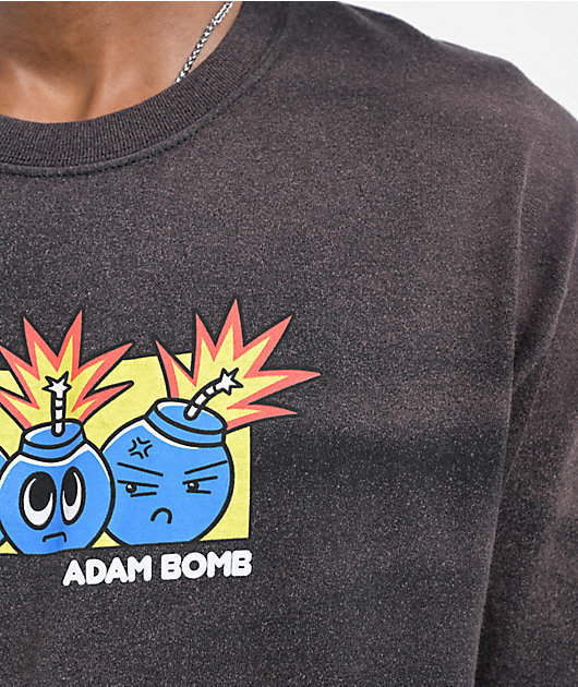 Adam Bomb Threes Company Black Wash T-Shirt | Zumiez