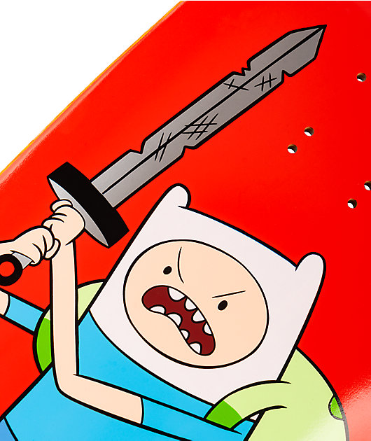 Adventure Time x Welcome Finn 9.6" Skateboard Deck | Zumiez