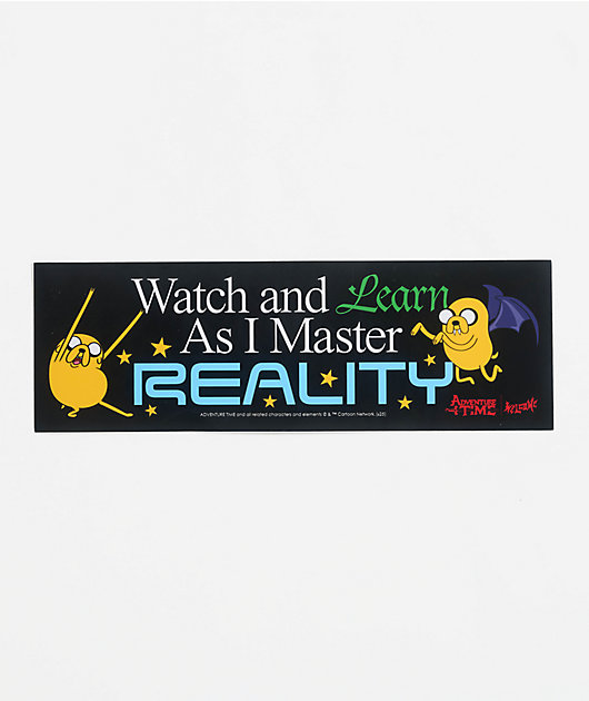 Adventure Time x Welcome Reality Sticker | Zumiez