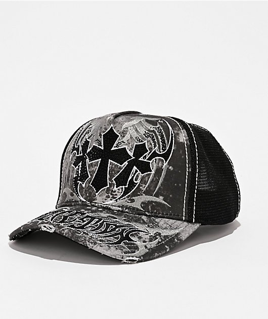 Affliction Cauterized Stone Trucker Hat | Zumiez
