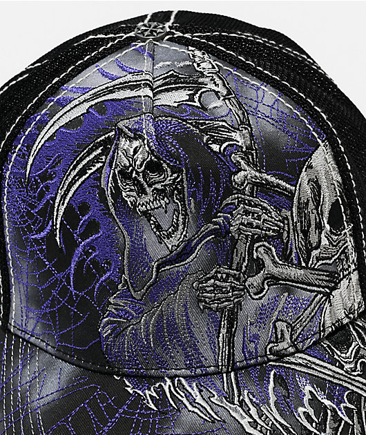 Affliction Darkness Falls Black Trucker Hat | Zumiez