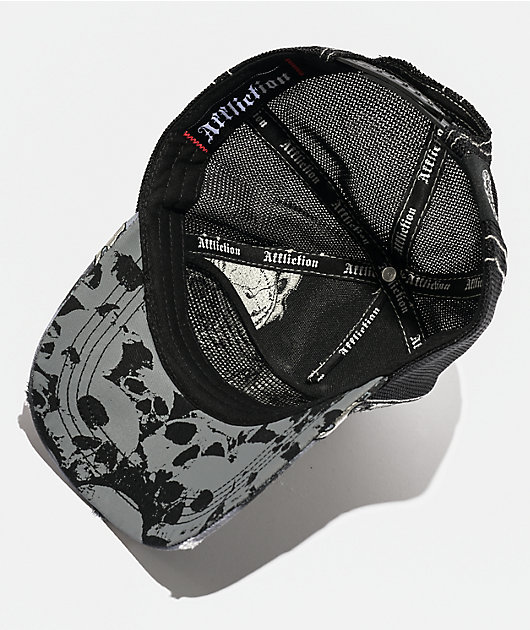 Affliction Dominion Black Trucker Hat | Zumiez