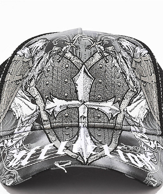 Affliction Lanchester Black Trucker Hat | Zumiez