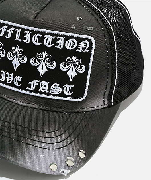 Affliction Life Black Trucker Hat | Zumiez
