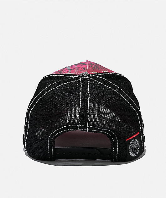 Affliction Lovita Pink Trucker Hat | Zumiez