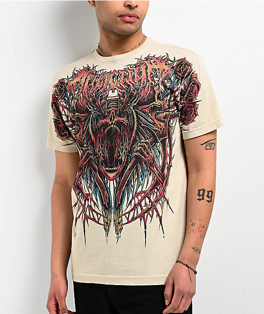 Affliction Pale Sky Tan T-Shirt | Zumiez