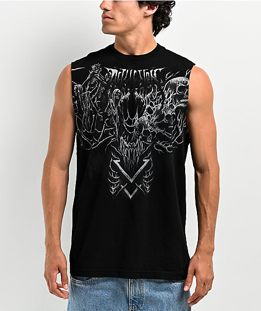 Affliction Permafrost Black Tank Top | Zumiez