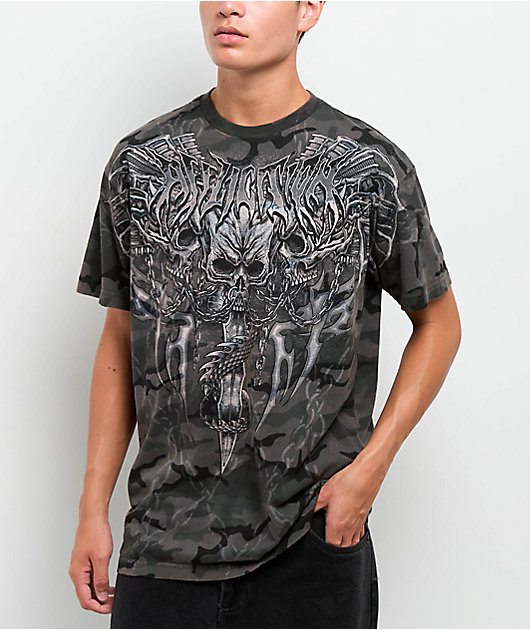 Affliction Primal Tech Black T-Shirt | Zumiez