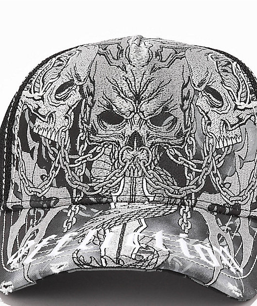 Affliction Primal Tech Black Trucker Hat | Zumiez