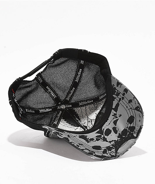 Affliction Primal Tech Black Trucker Hat | Zumiez