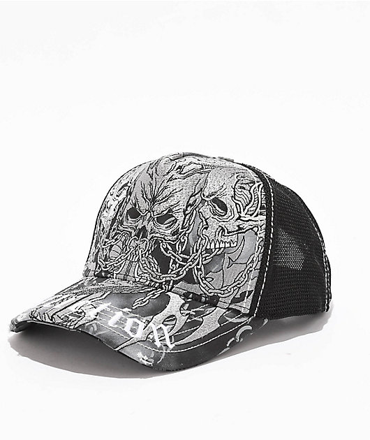 Affliction Primal Tech Black Trucker Hat | Zumiez