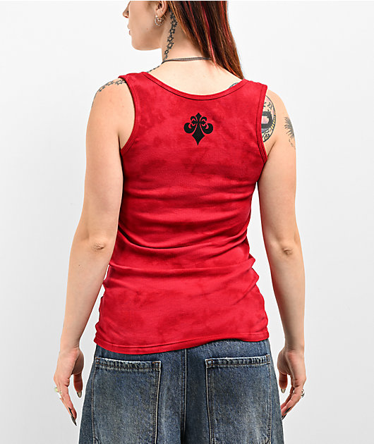 Affliction Sythe Red Tank Top | Zumiez