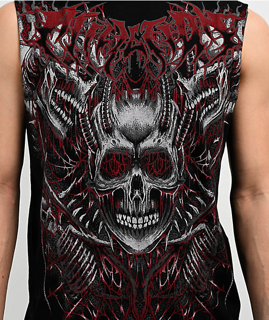 Affliction Witch Hunt Black Tank Top | Zumiez