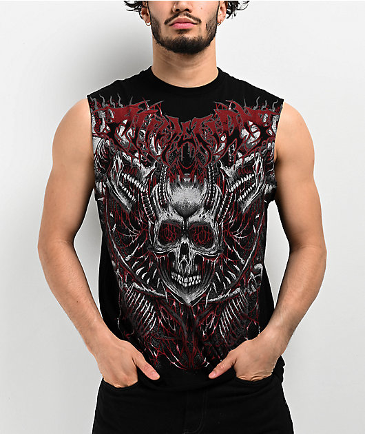 Affliction Witch Hunt Black Tank Top | Zumiez