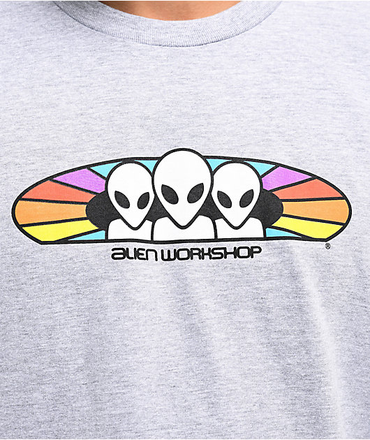 Alien Workshop Spectrum Heather Grey T-Shirt | Zumiez