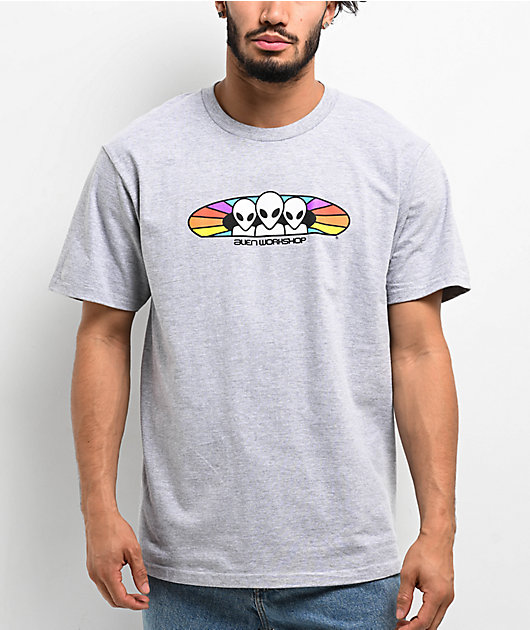 Alien Workshop Spectrum Heather Grey T-Shirt | Zumiez