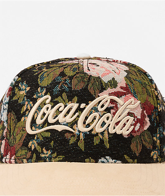 American Needle x Coca-Cola Tapestry Beige Snapback Hat | Zumiez