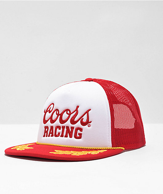 American Needle x Coors Earnhardt Red & White Trucker Hat