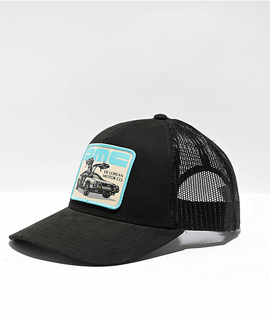 American Needle x DMC Valin Patch Black Trucker Hat | Zumiez