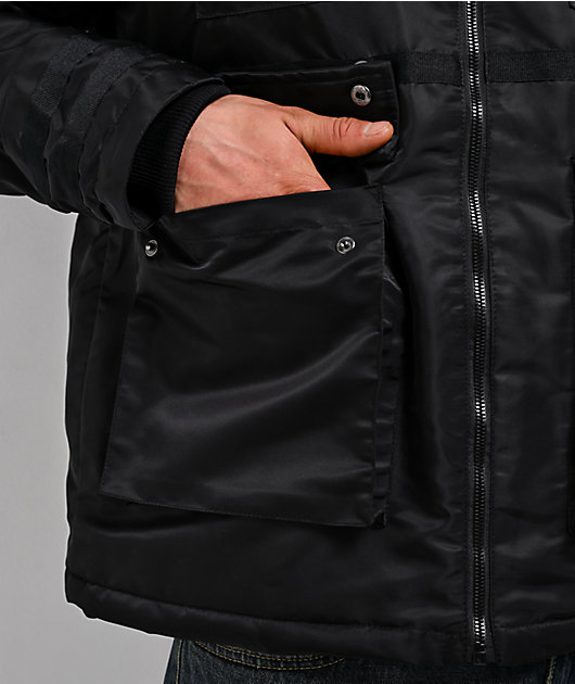 American Stitch Black Insulated Jacket | Zumiez