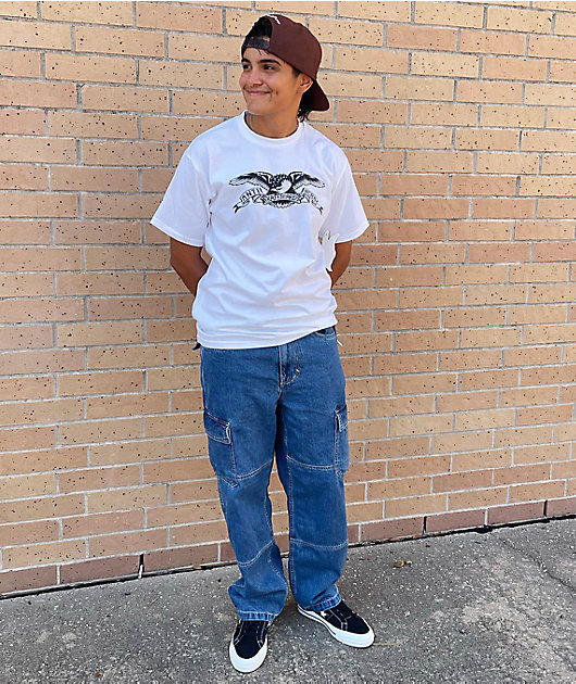 Anti-Hero Basic Eagle White T-Shirt | Zumiez