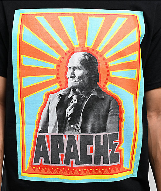 Apache Geronimo Black T-Shirt | Zumiez