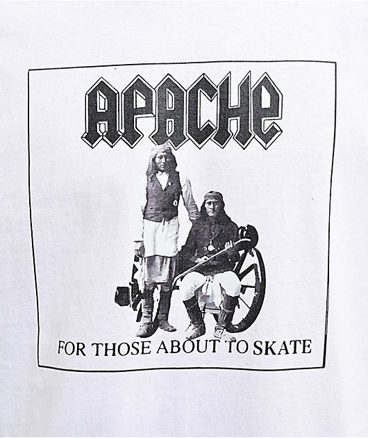 Apache Rock & Roll White T-Shirt | Zumiez