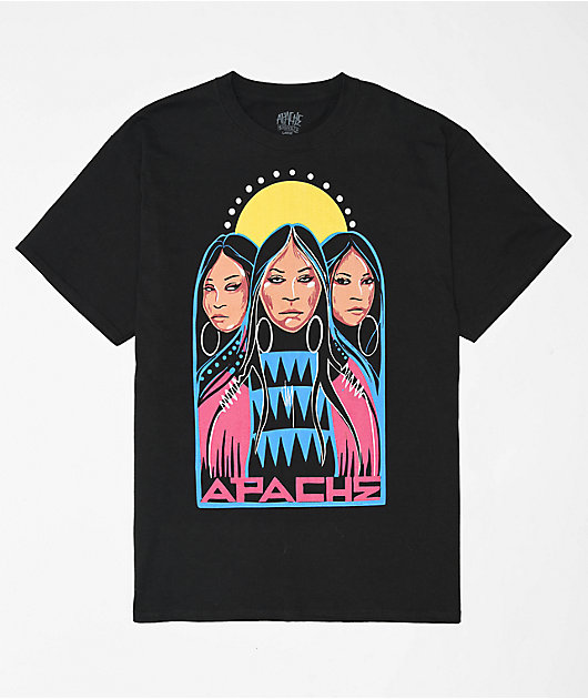 Apache Women Black T-Shirt | Zumiez