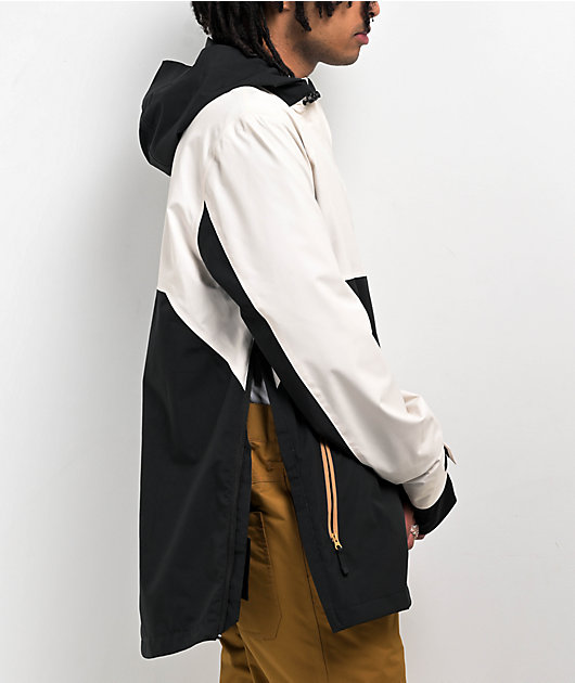 Aperture Atlas Black & White 10K Anorak Snowboard Jacket | Zumiez