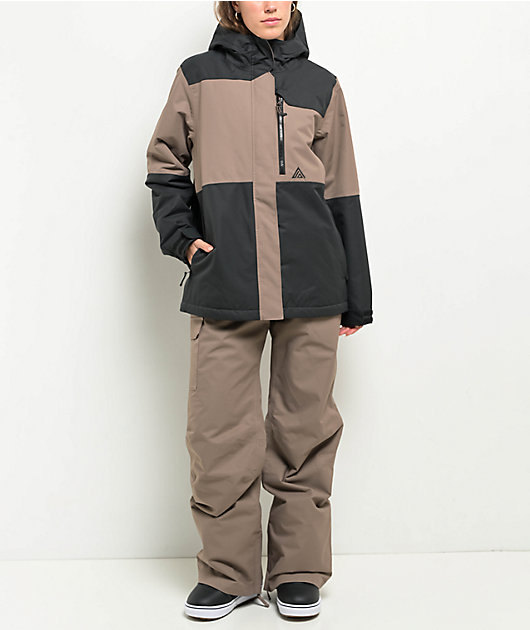 Aperture Women's Ranger Asymmetrical Deep Taupe & Black 10K Snowboard ...