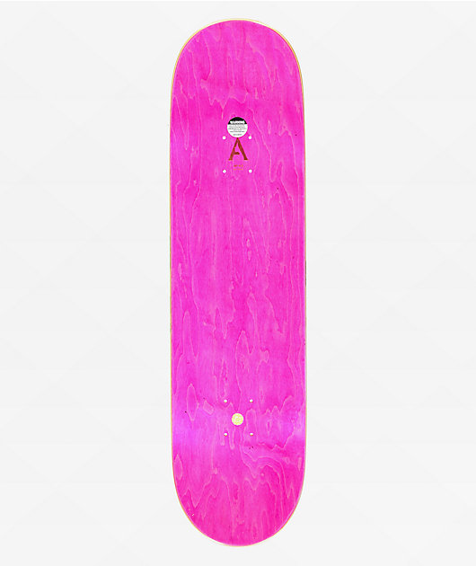April OG Logo 8.5" Pink & Black Skateboard Deck | Zumiez