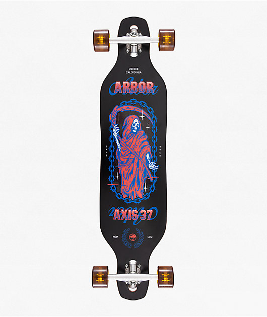 Arbor Axis Journey Reaper 37" Drop Through Longboard Complete | Zumiez