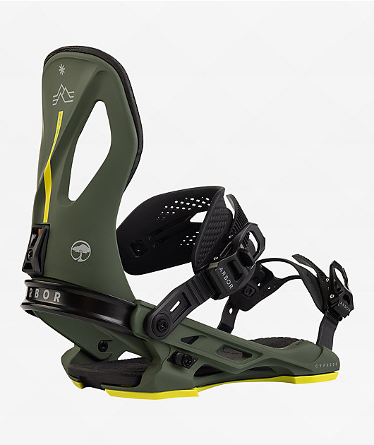 Arbor Moore Cypress Green Snowboard Bindings 2025 | Zumiez