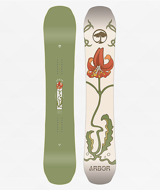 Arbor Womens Swoon Rocker Decon Snowboard 2025 | Zumiez