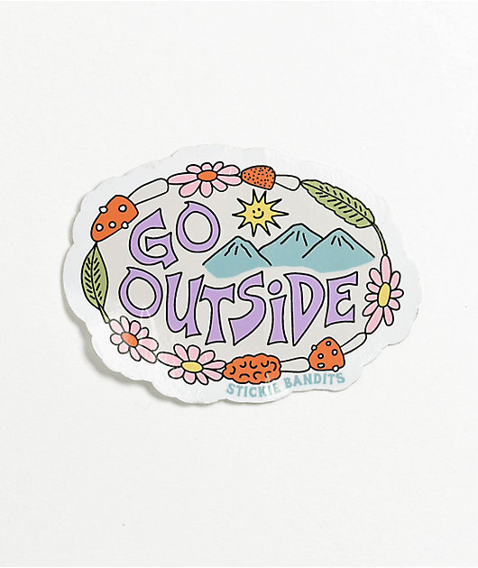 Artist Collective Go Outside Sticker | Zumiez