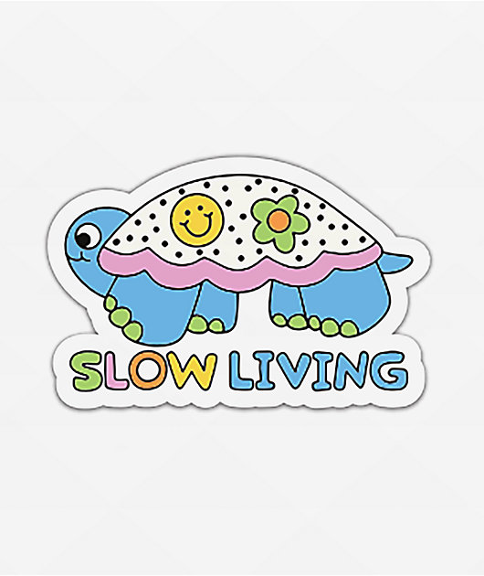 Artist Collective Slow Living Sticker | Zumiez