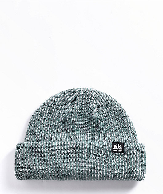 Autumn Shorty Double Roll Work Green Beanie | Zumiez
