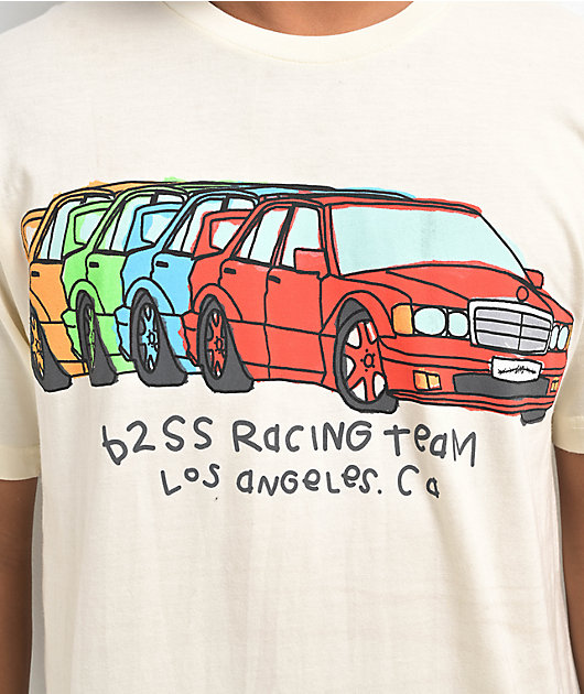 Back 2 School Special Racing Team Natural T-Shirt | Zumiez