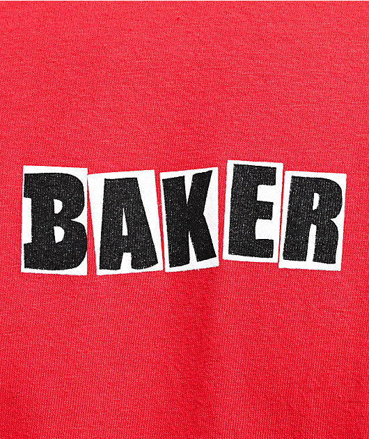 Baker Red Wash T-Shirt | Zumiez