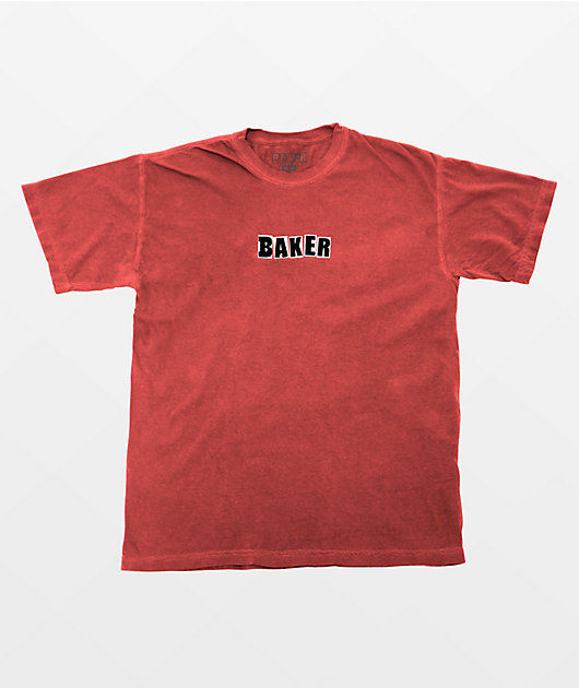 Baker Red Wash T-Shirt | Zumiez