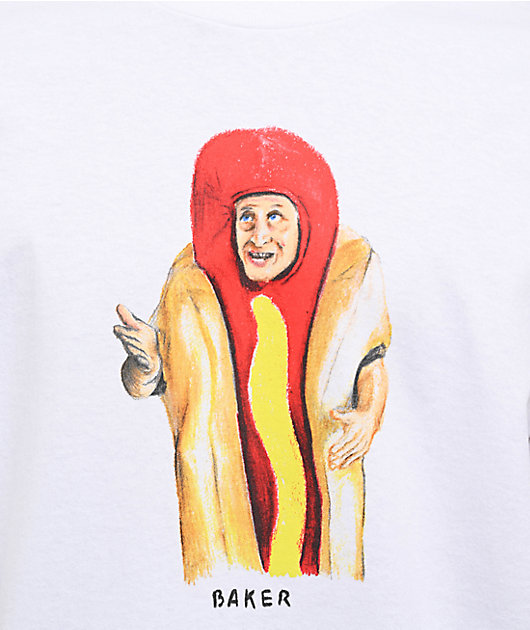 Baker x Tim Robinson Raandom White T-Shirt | Zumiez